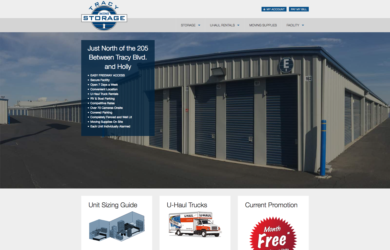 Self Storage Website Design With Sitelink Integration Sky 1 Technologies